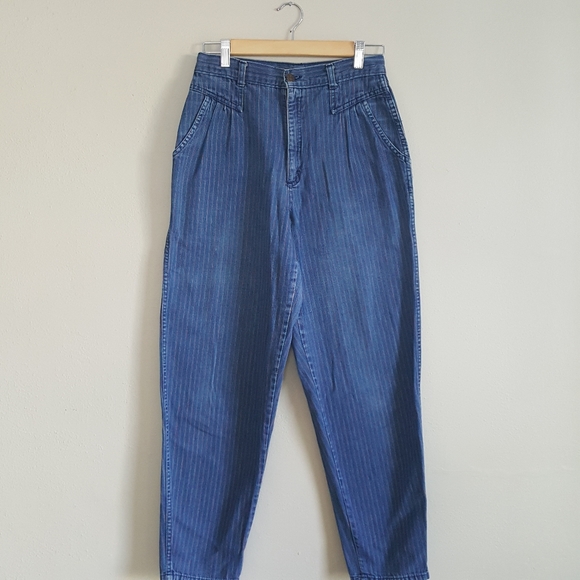 Cherokee | Jeans | Vintage 98s Cherokee Orange And Pink Pinstriped High ...